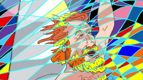 Jim Carrey lascia Twitter con un'animazione basata su un suo dipinto