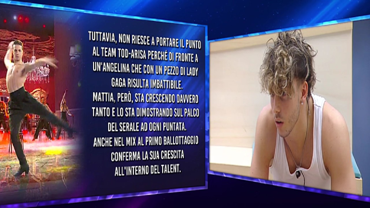 Amici 22, Mattia Zenzola sui commenti dei giornalisti: "Non sono d'accordo con quello che dicono..."