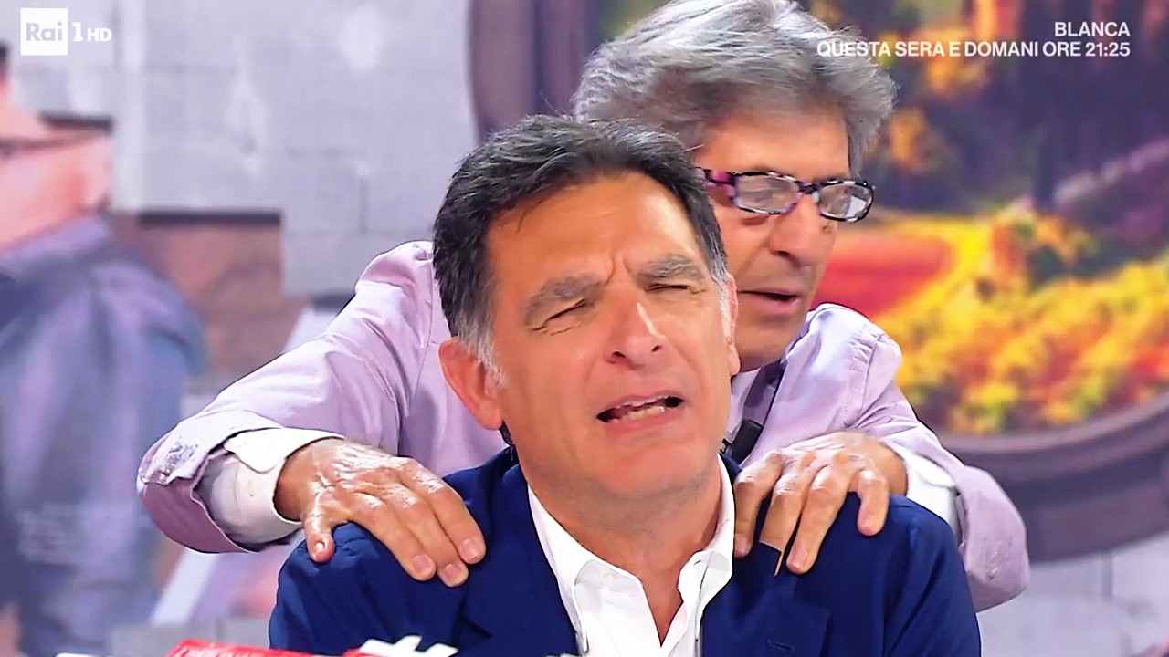 Uno Mattina in Famiglia, litigio in diretta tra Tiberio Timperi e ...