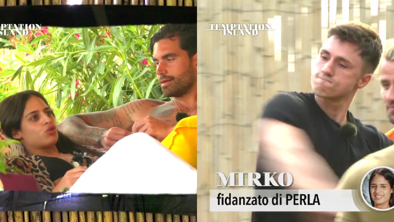 Temptation Island, gesto furioso di Mirko dopo la confessione di Perla ...