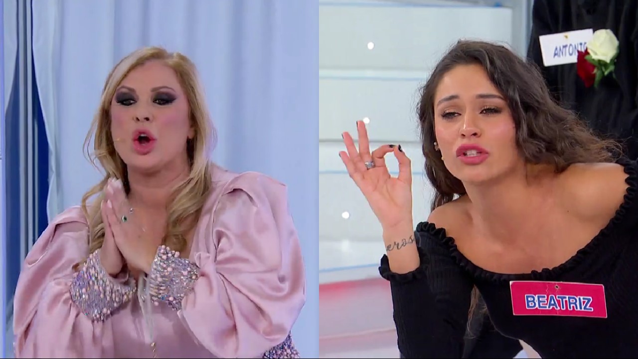 Uomini e Donne, Tina implacabile con Beatriz: "Che ti sarà mai successo?" e lei lascia lo studio ...