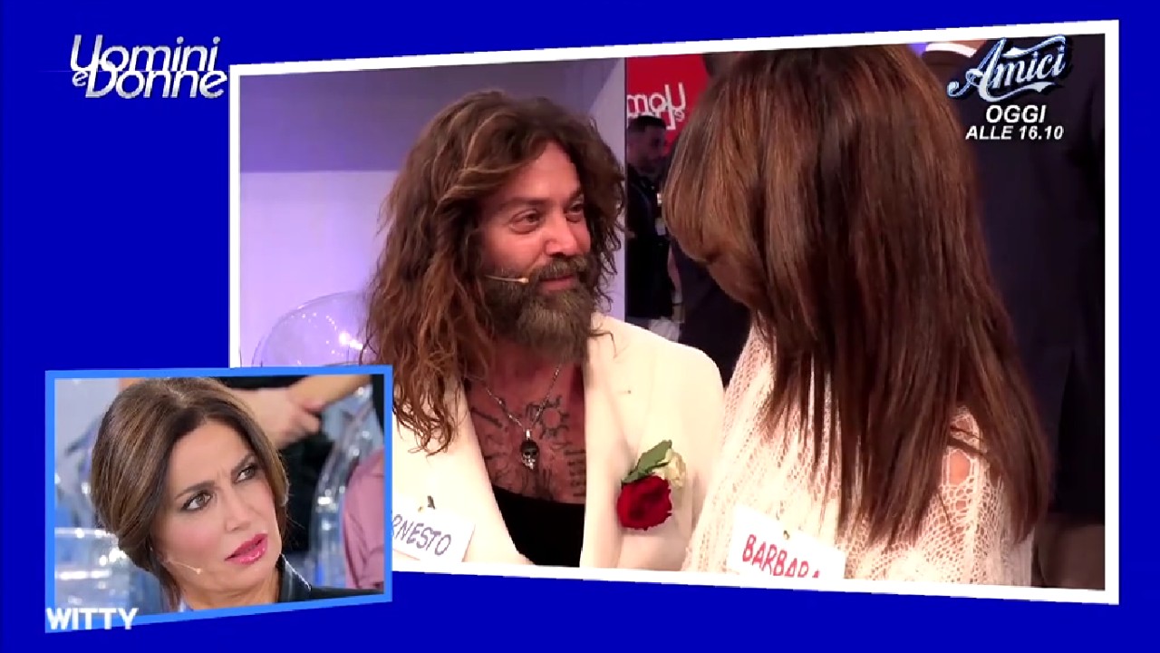 Uomini e Donne, Ernesto Russo e Barbara De Santi al centro studio ed è ...