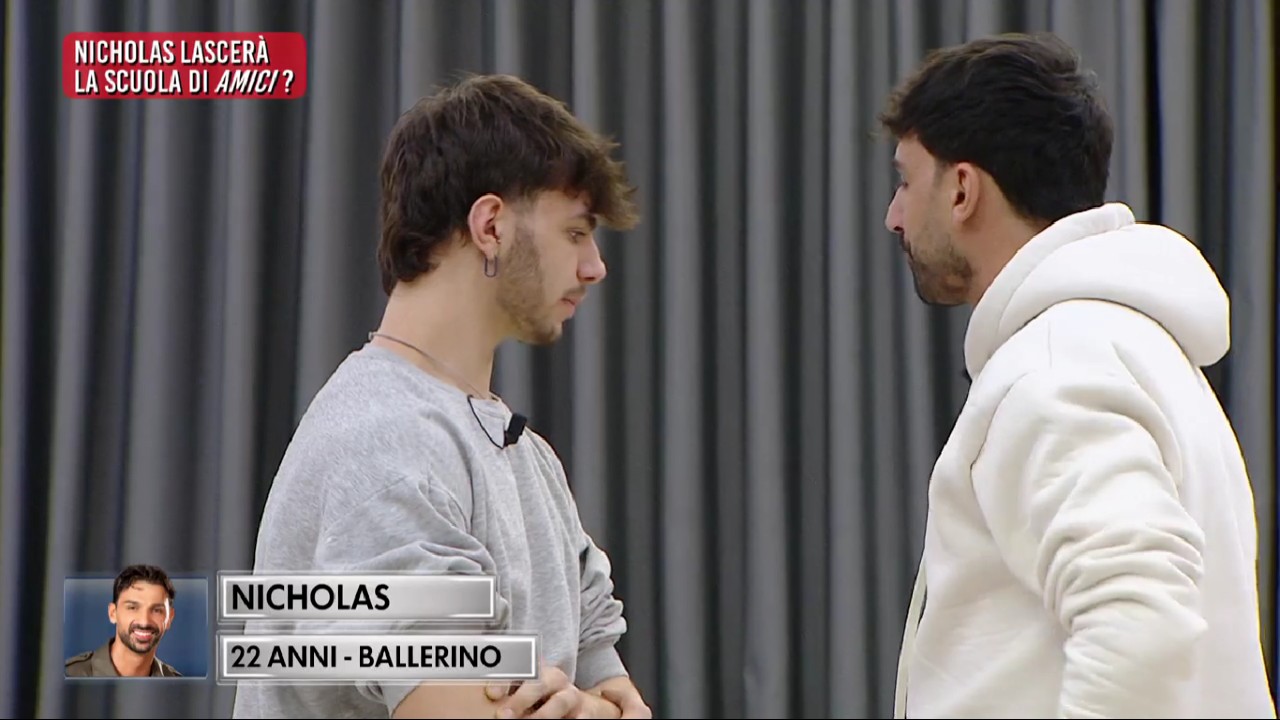 Amici 23, Nicholas si confronta con Raimondo Todaro: "Lascio la scuola ...