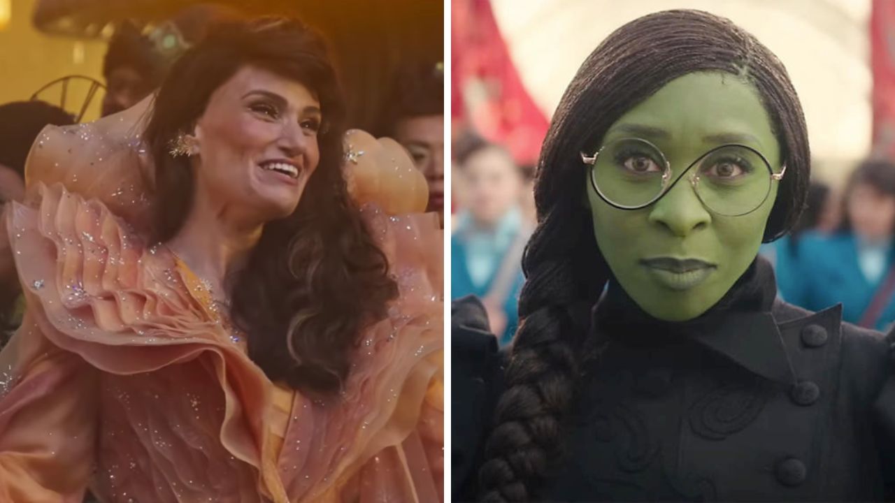 Idina Menzel Como Elphaba Participação Especial Em Wicked Chocou