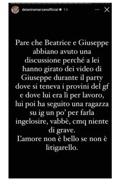 Grande Fratello, Beatrice Luzzi e Giuseppe Garibaldi, il motivo del ...