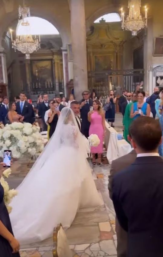 Chiara Nasti e Mattia Zaccagni si sono sposati: le foto del matrimonio