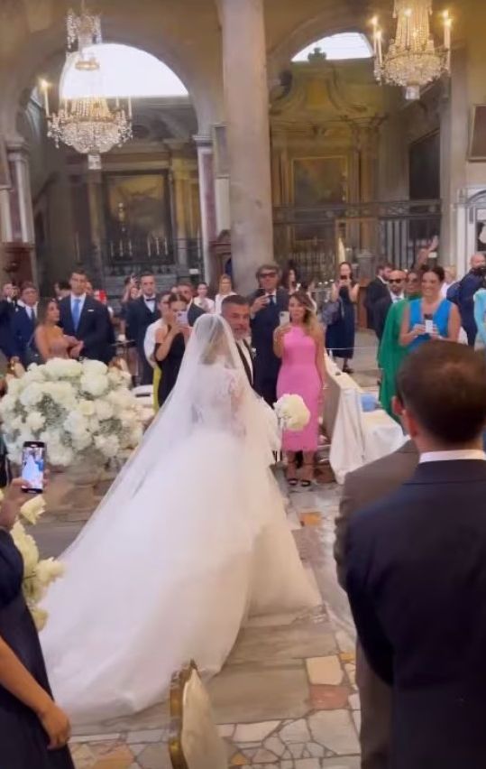 Chiara Nasti e Mattia Zaccagni si sono sposati: le foto del matrimonio