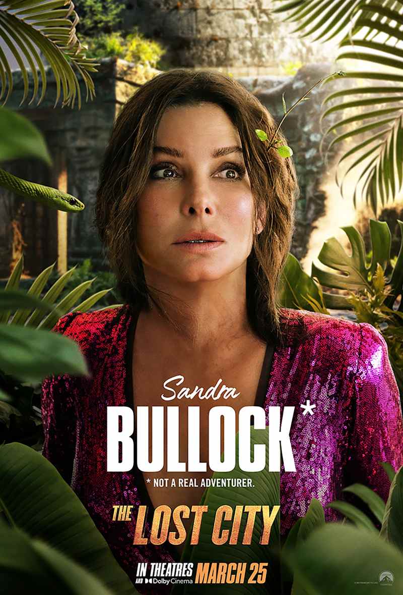 The Lost City con Sandra Bullock e Channing Tatum, arrivano i character ...