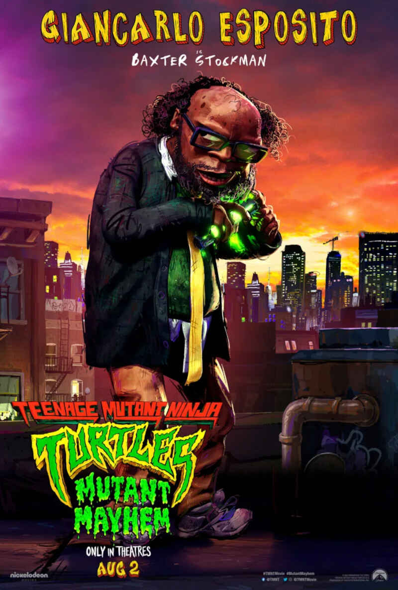 Tartarughe Ninja: Caos Mutante, arrivano i character poster