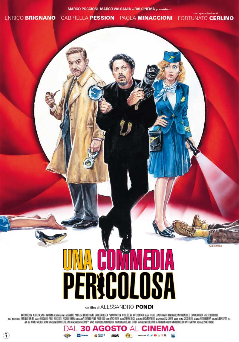 Una commedia pericolosa, il poster del film con Enrico Brignano è del ...