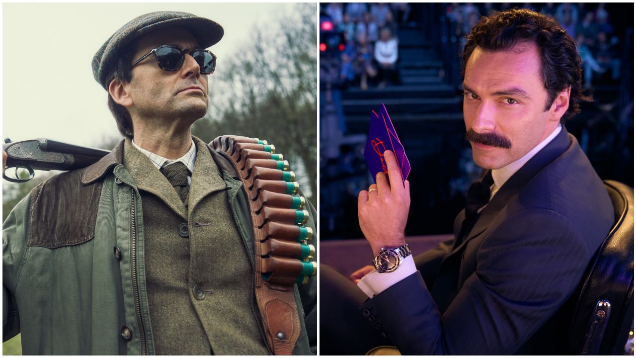 Rivals: David Tennant e Aidan Turner nelle prime foto della nuova serie ...